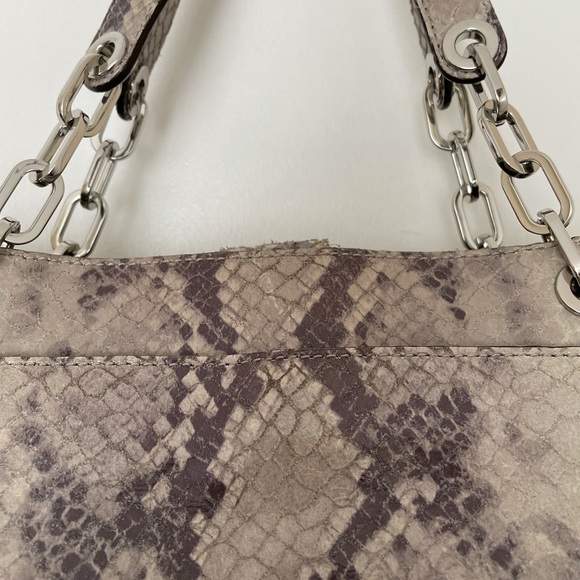 Michael Kors | Bags | Authentic Michael Kors Snakeskin Shoulder Bag ...